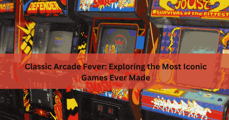 Classic Arcade Fever: Exploring the Most Iconic Games Ever Made ...